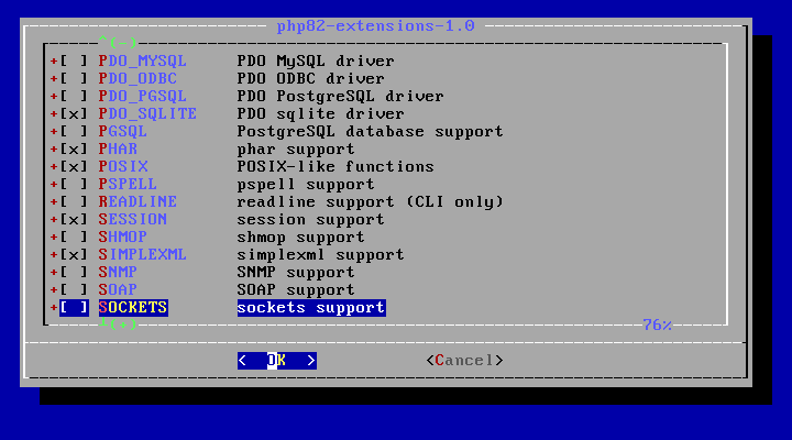 FreeBSD 12.4 RELEASE - apache24 - PHP - PHP 8.2 インストール